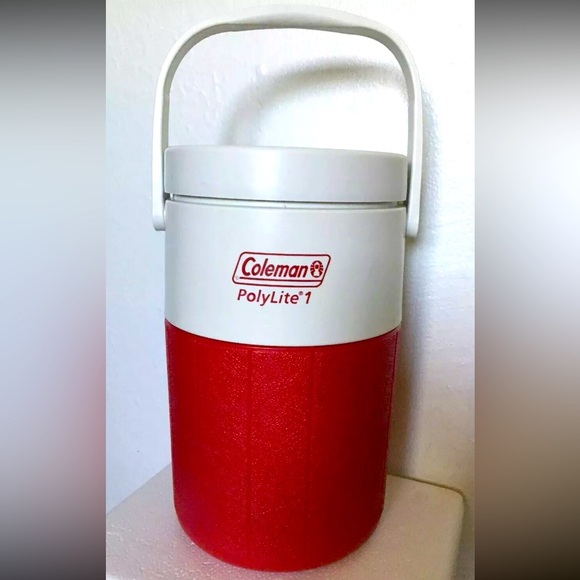 Other | Coleman Polylite 1 5596 Water Cooler Flip Top Spout Redwhite 1 ...